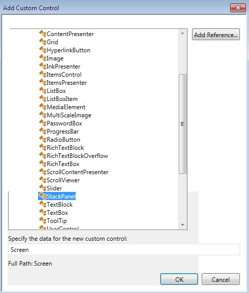 Dynamically Add Control in LightSwitch 2012